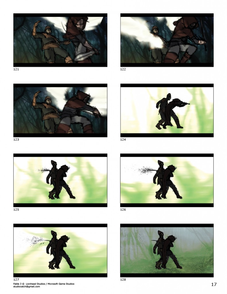 Fable 3 Commercial Pitch Storyboards – Studio Catch!